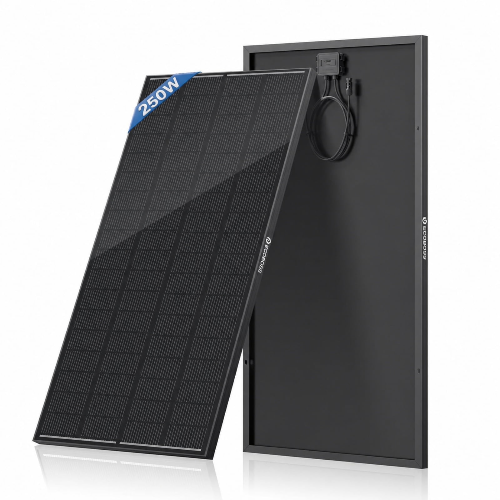 ECOBOSS 250W N-Type 16BB 12V Monocrystalline Solar Panel, IP68 ...