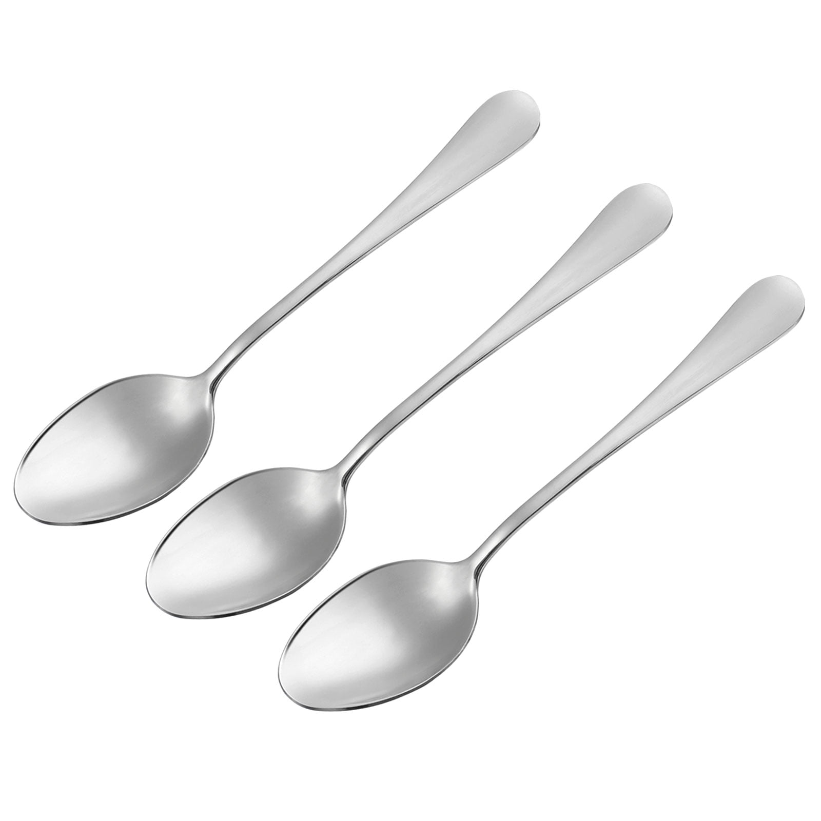 ECOCASALIVING Spoons 8" 410 Stainless Steel Spoon for Home Kitchen ...