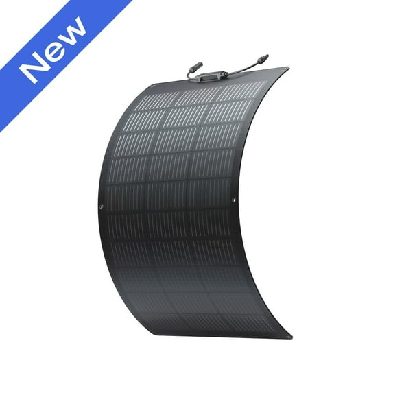 ECOFLOW 100W Outdoor IP68 Flexible Solar Panel High Efficiency Roof ...
