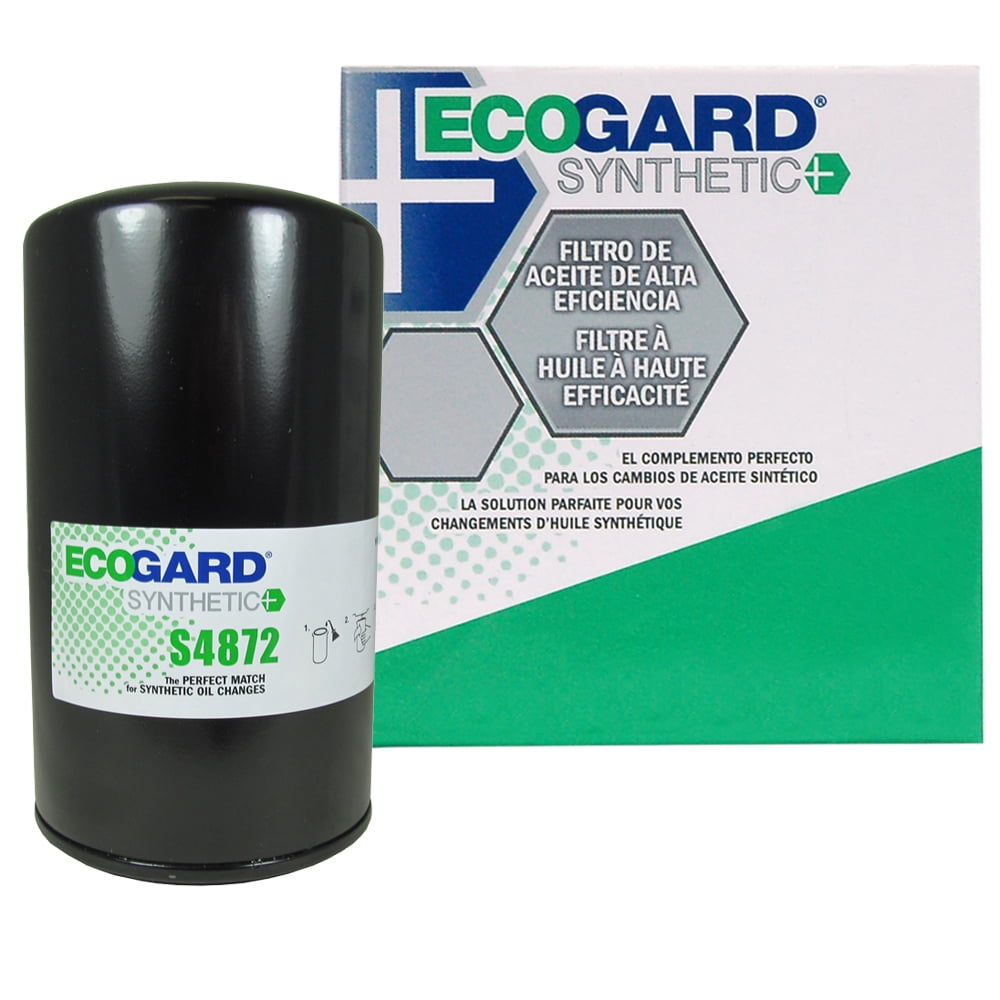 ECOGARD S4872 Premium Spin-On Engine Oil Filter for Synthetic Oil Fits ...