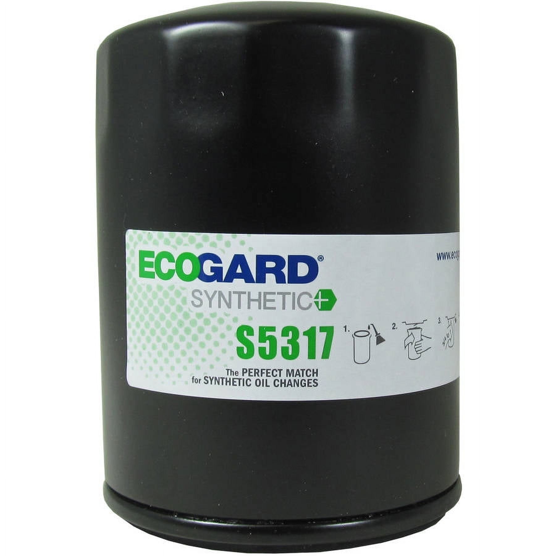 ECOGARD S5317 Premium Spin-On Engine Oil Filter for Synthetic Oil Fits ...