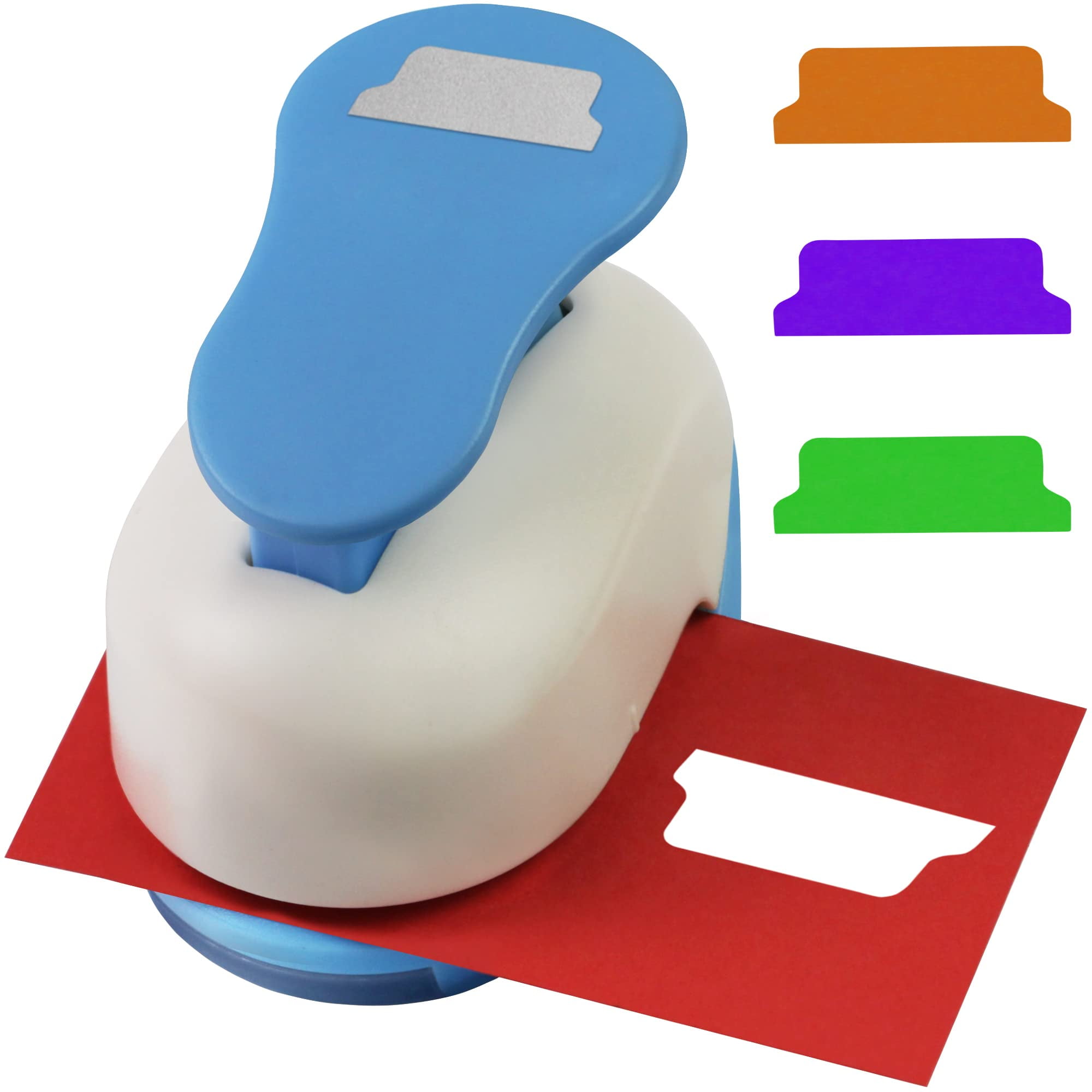 ECOHU Tab Punch, Craft OIF8 Punch Cutter, Tab File Folder Punch 2 inch ...