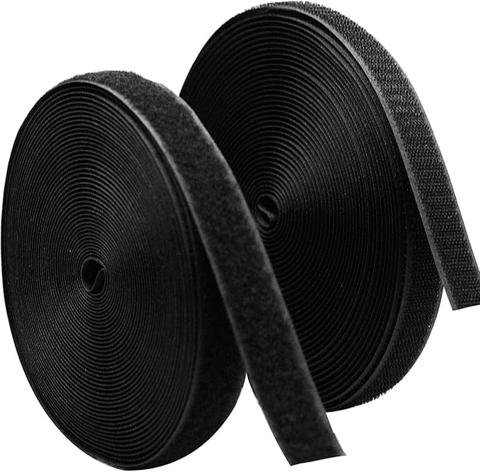 ECOHomes 3/4 Inch x 33 FT Sew On Hook and Loop Tape for Fabric, Sewable ...