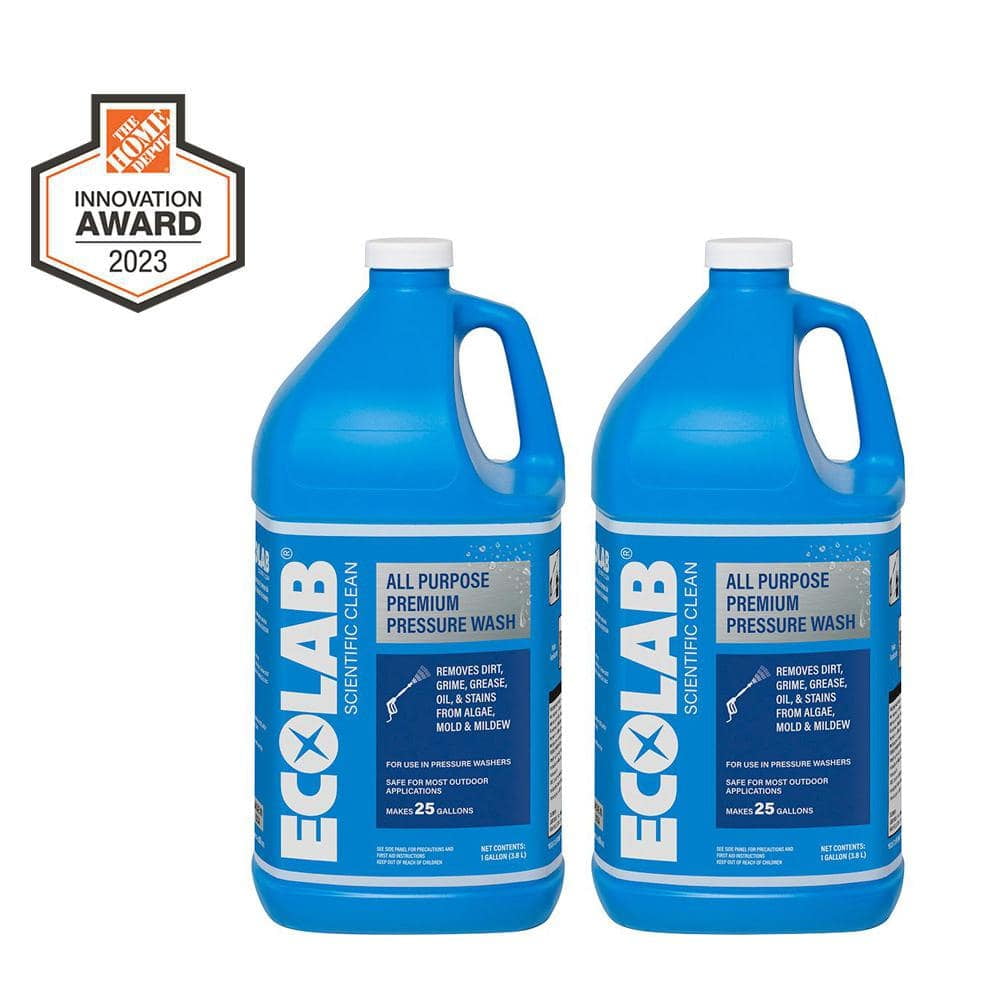 ECOLAB 1 Gal. All Purpose Premium Pressure Wash Concentrate, Removes ...
