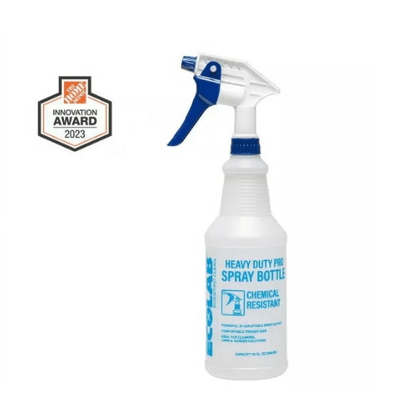 ECOLAB 32 oz. Heavy Duty Pro All Purpose Spray Bottle; Refillable ...