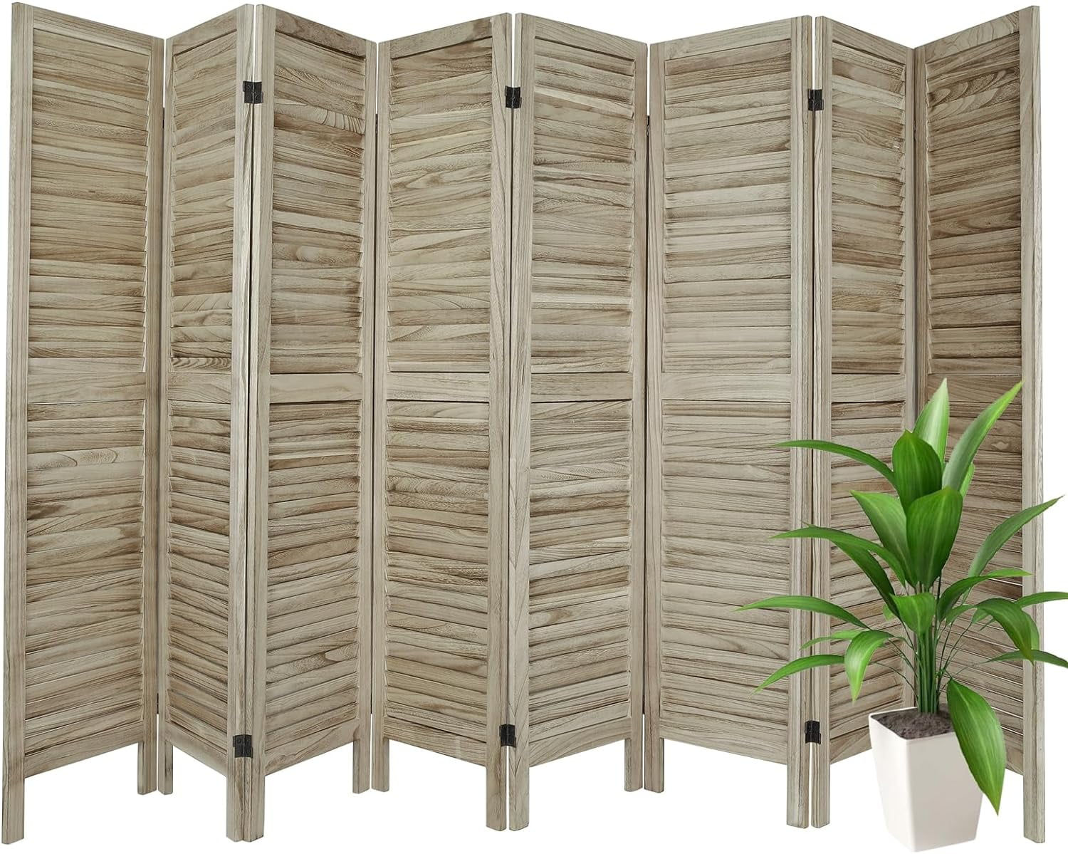 ECOMEX 8 Panel Room Divider, Folding Privacy Screens Room Divider ...