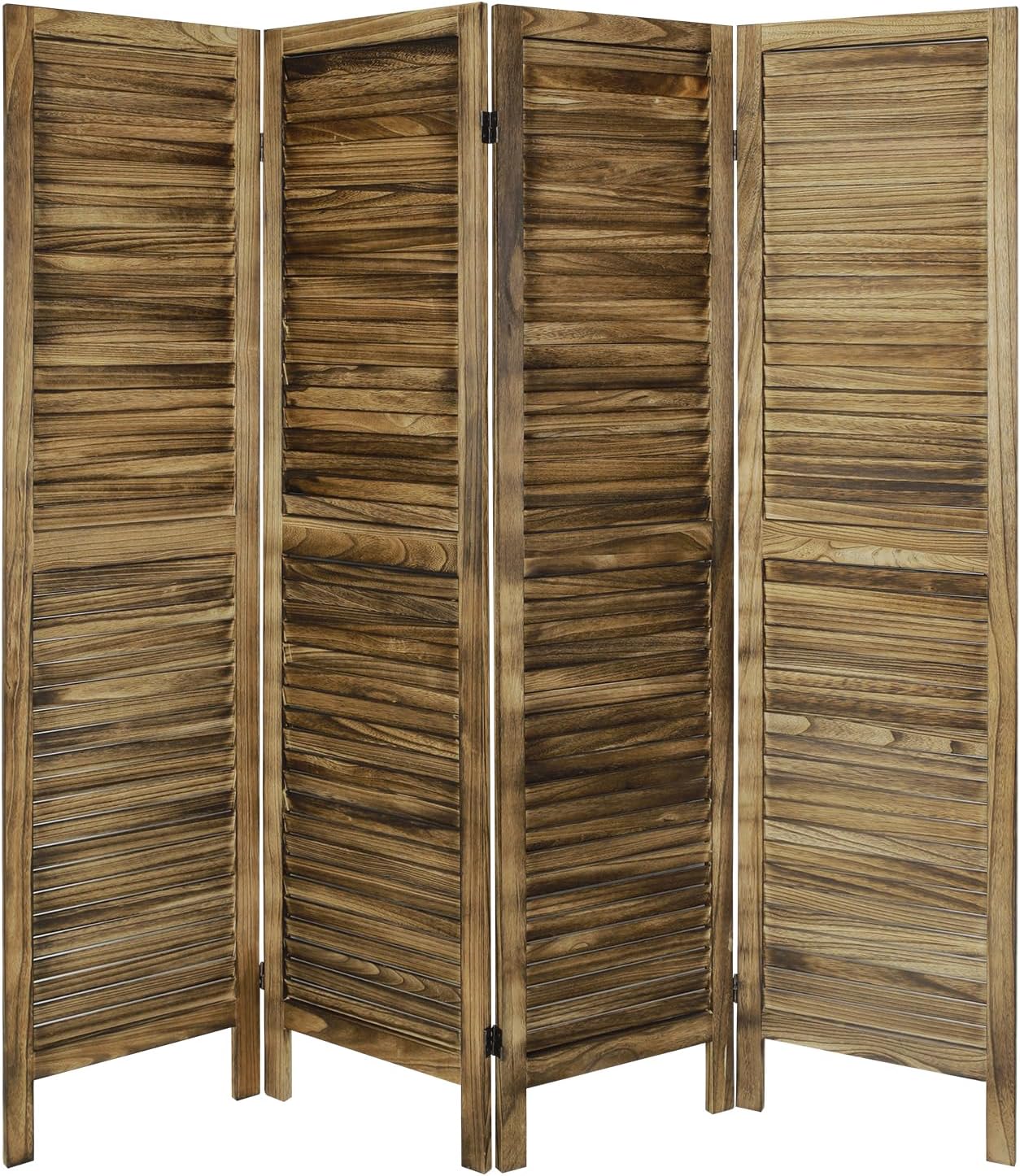 ECOMEX Room Divider 6 Panel, 5.6ft Tall Wood Partition Room Dividers ...