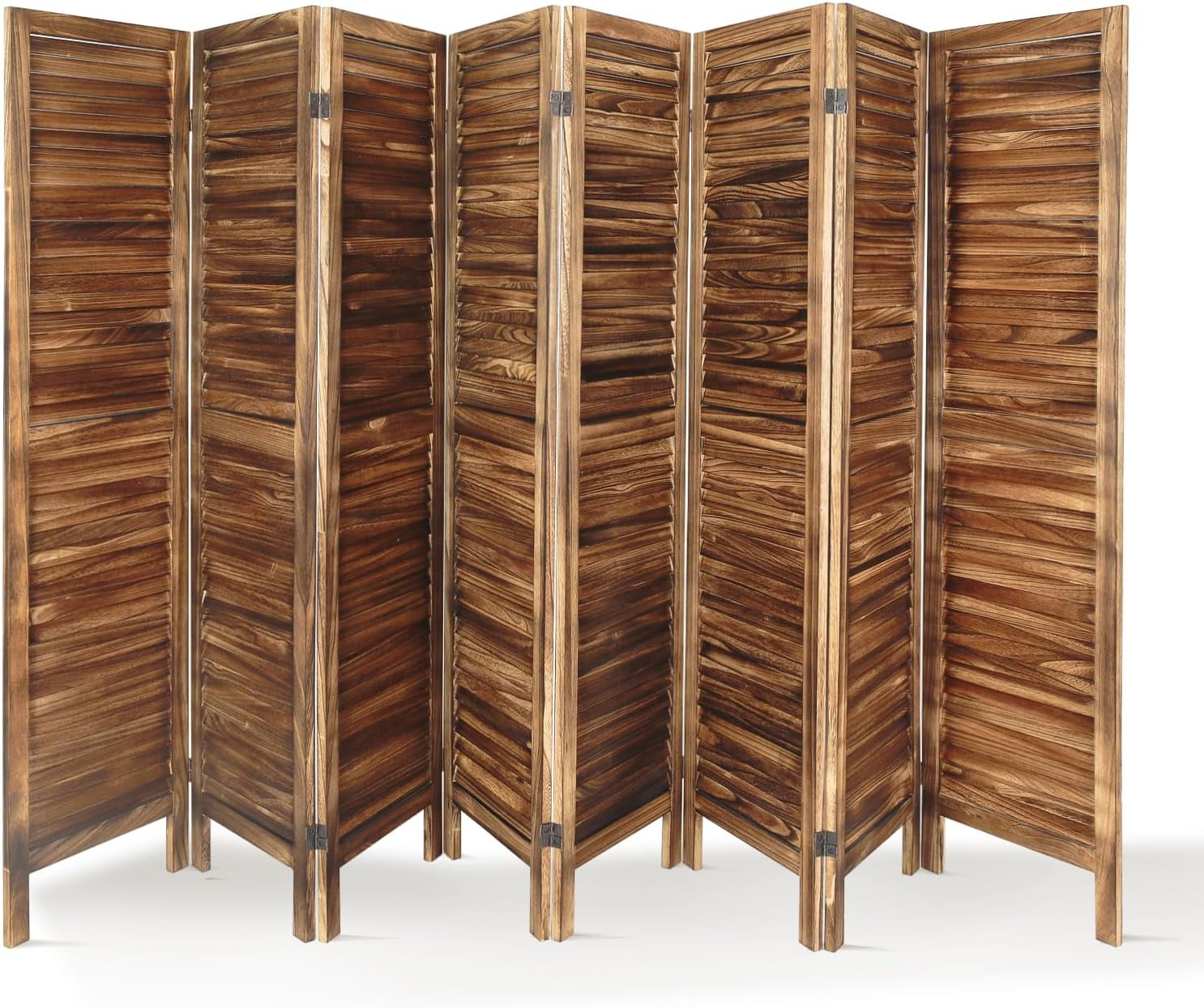 ECOMEX Room Dividers and Folding Privacy Screens, 6 Panels Wood Room ...