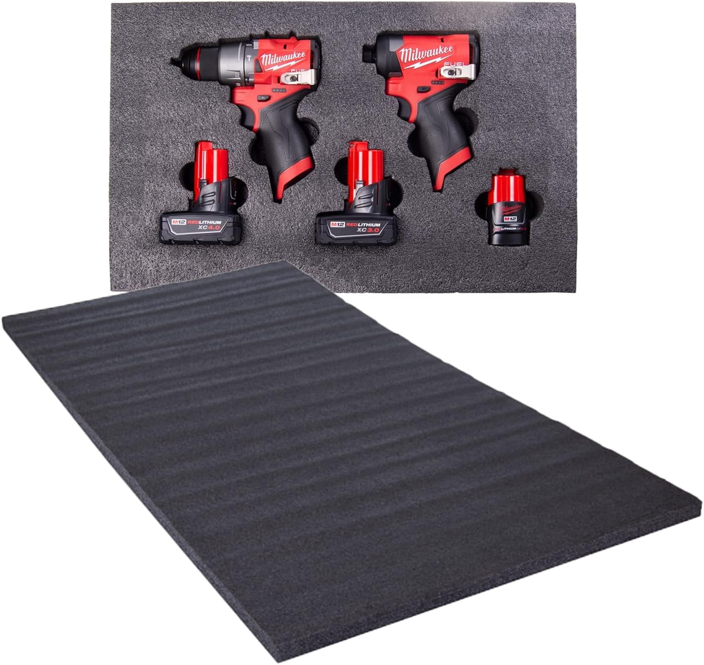 ECONO FOAM ™ Black 24" x 48" Layered Foam for Kaizen Projects (20mm-7/8 ...