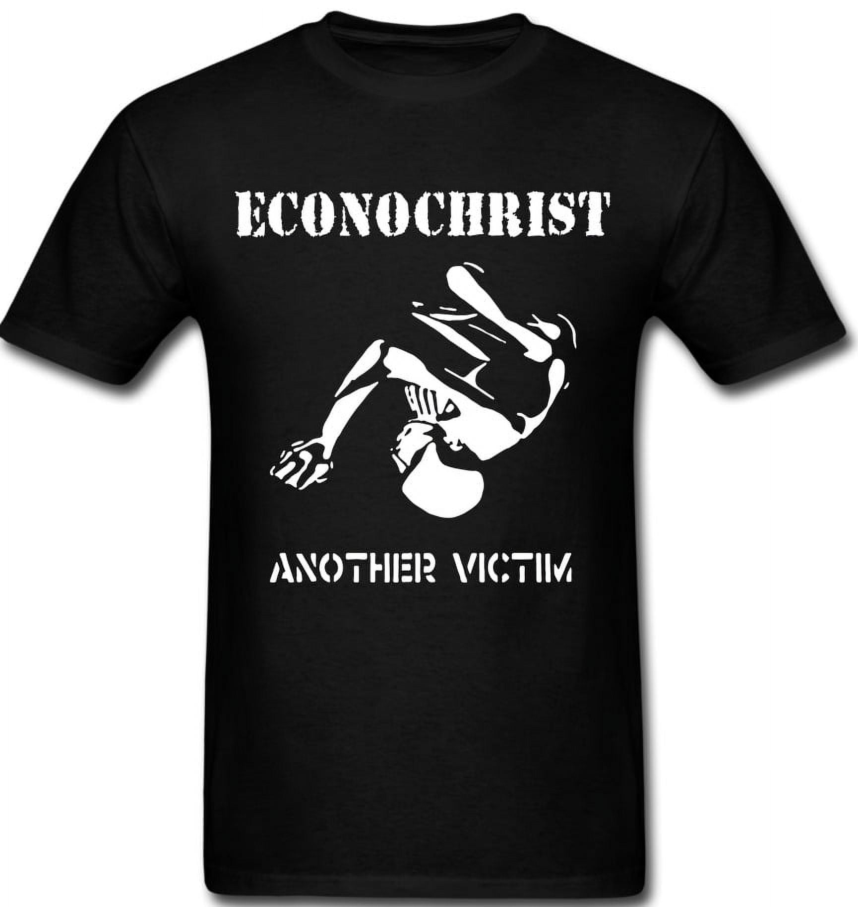 ECONOCHRIST T shirt band Hardcore Punk Rock Ska Anarcho - Walmart.com