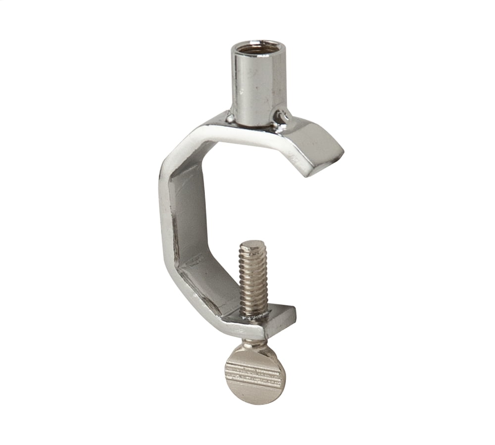 ECONOCO SC22 CHROME SIGN HOLDER CLAMP WITH ALL-IN-ONE FIT WITH THREADED ...