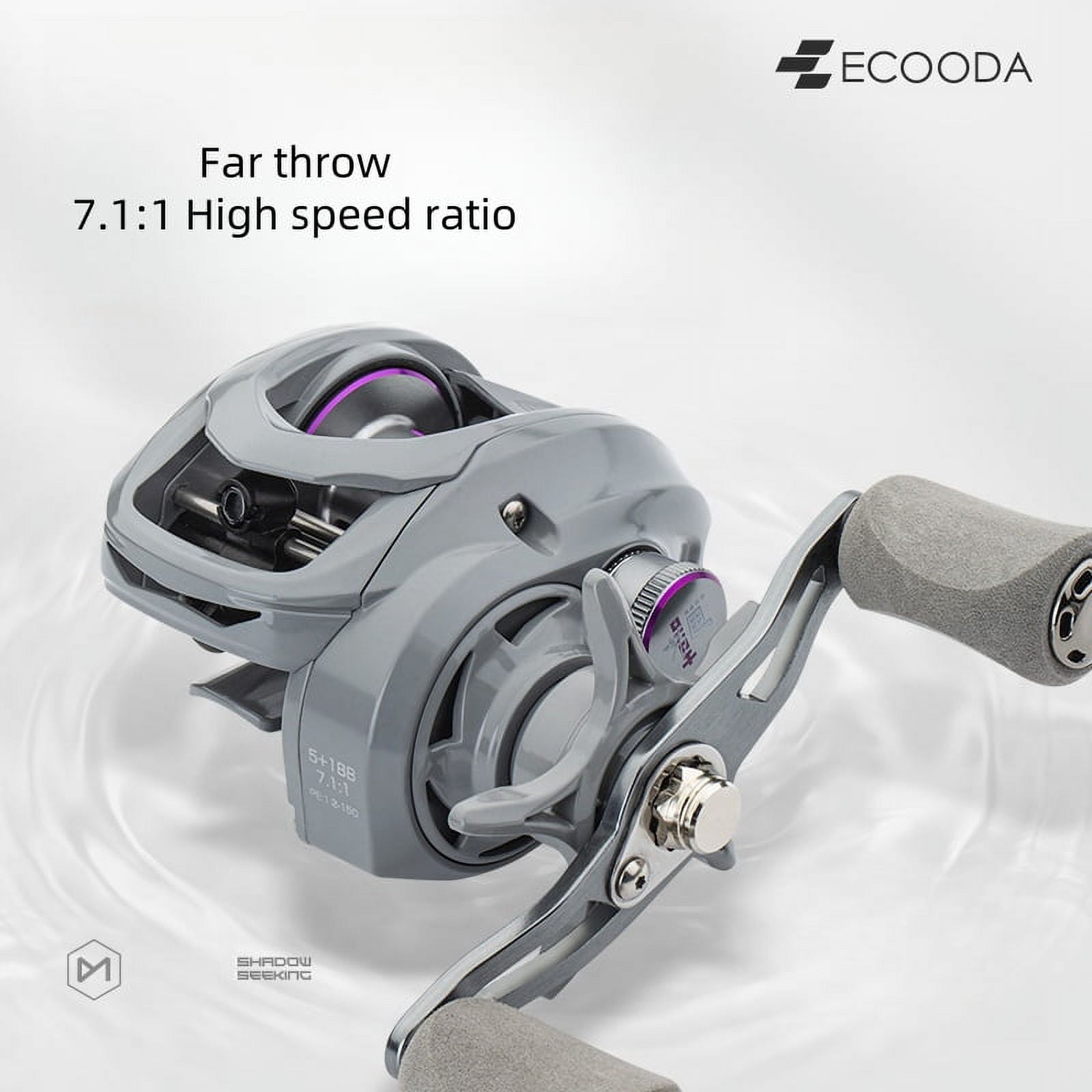 ECOODA SXS Right hand Shadow Casting Reel Metal Aluminium Surf Casting ...