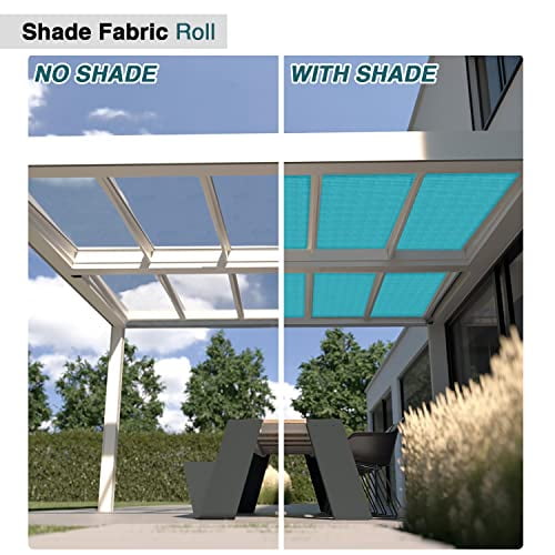 ECOOPTS 6'x21' Sun Shade Roll, Sun Shade UV Blockage Cover for Outdoor ...