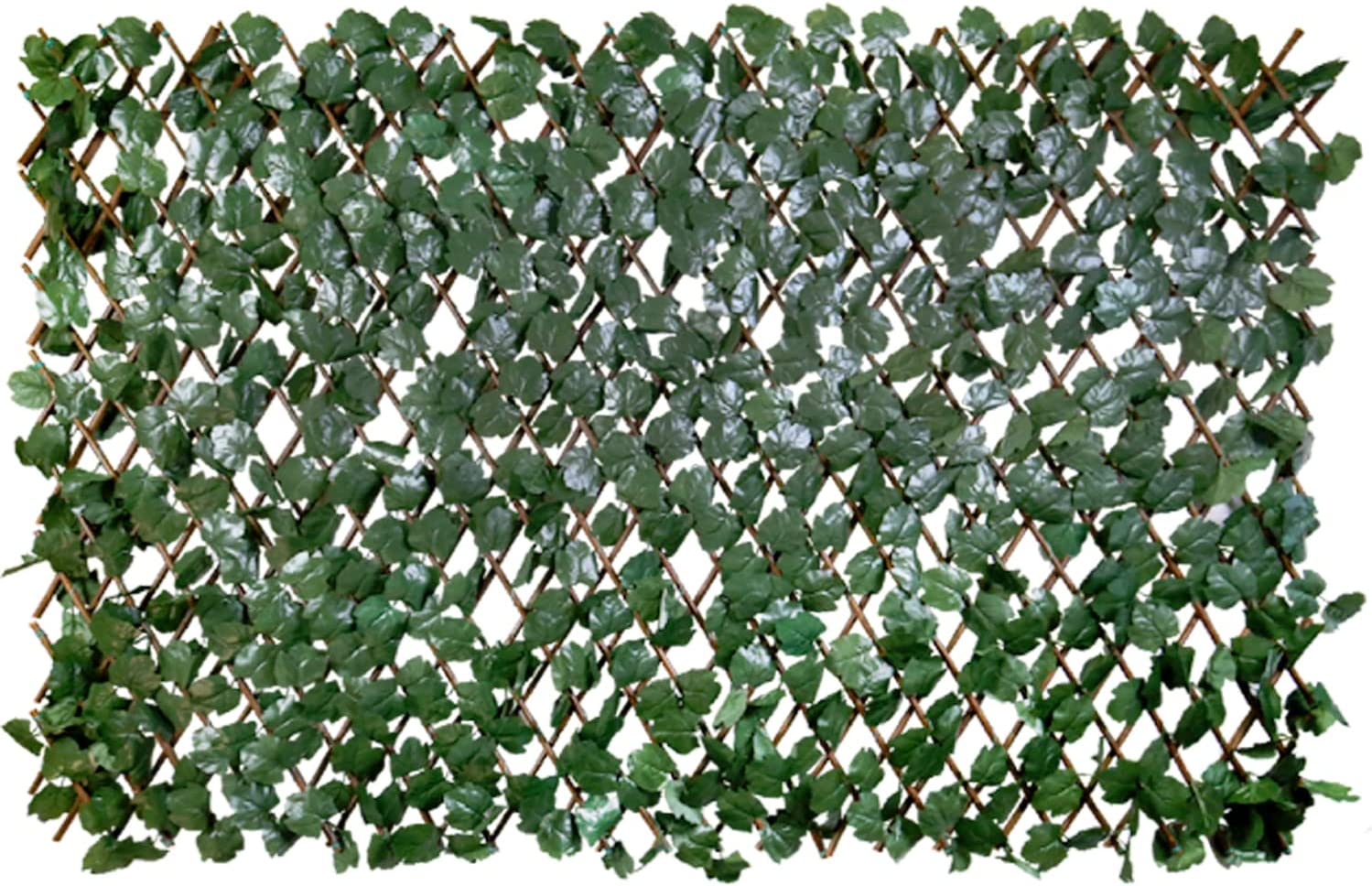 ECOOPTS Expandable Artificial Leaf Faux Ivy Sweet Leaves Privacy Fence ...