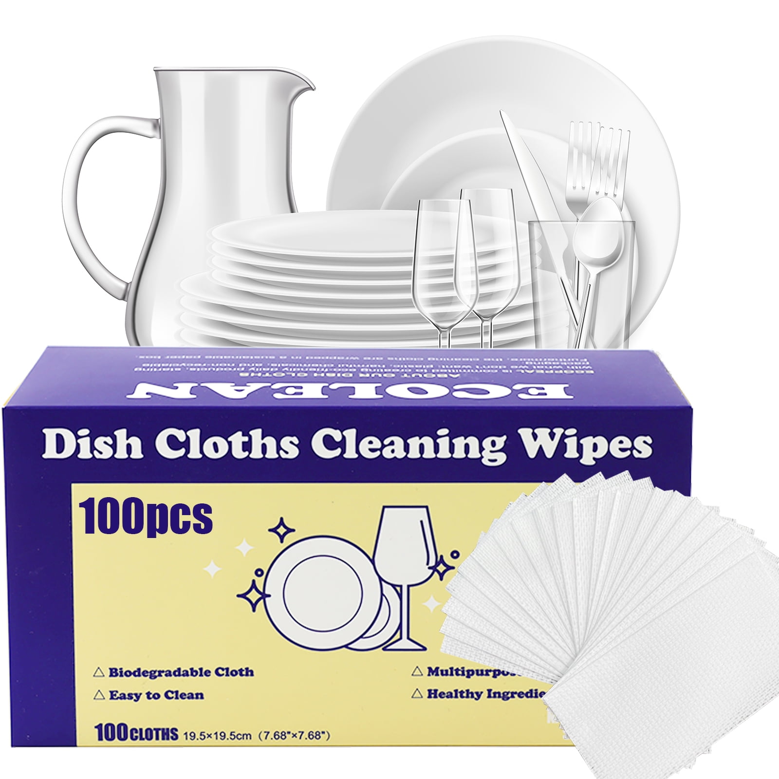 ECOPPEAL Multi-Surface Reuse Cleaning Cloths | Soap Pre-load ...