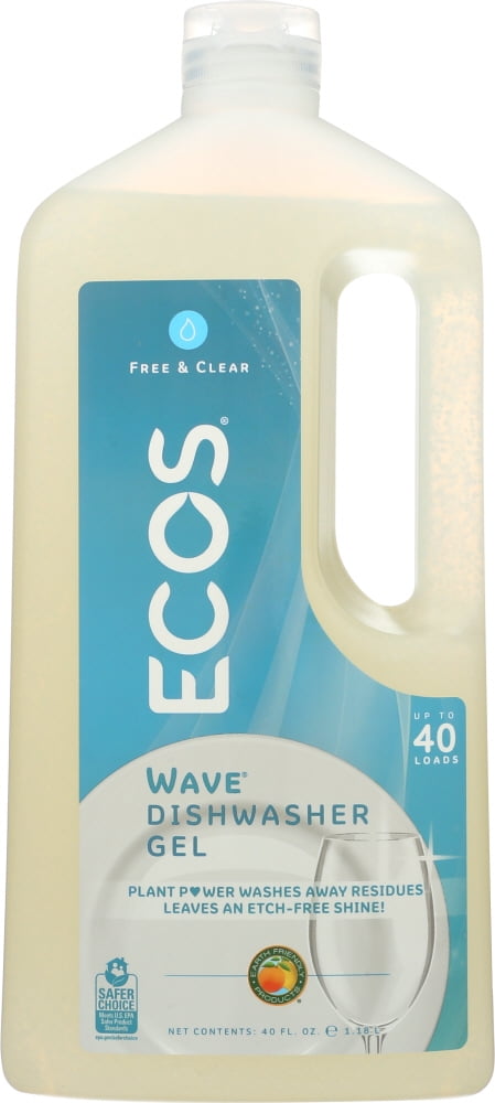 Wave Dishwasher Gel Free and Clear, 40 oz, 1 Pack - Walmart.com