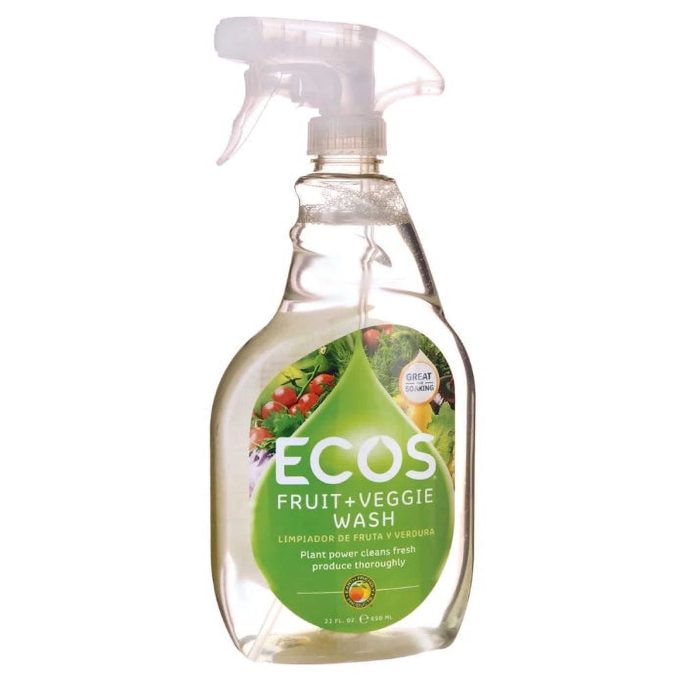 ECOS HSHLD CLNG FRUIT VEG WASH 22 OZ - Pack of 6 - Walmart.com