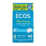 Earth Friendly Products, Laundry Detergent Packs, 40ct, Free & Clear ...