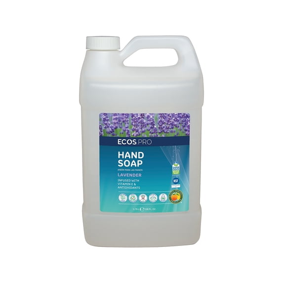 Earth Friendly Products Liquid Hand Soap, Lavender Scent, 1 Gallon ...
