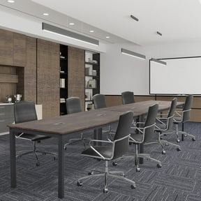 Dextrus 8FT Conference Table, 94.5"L Large Meeting Table with Rectangle ...