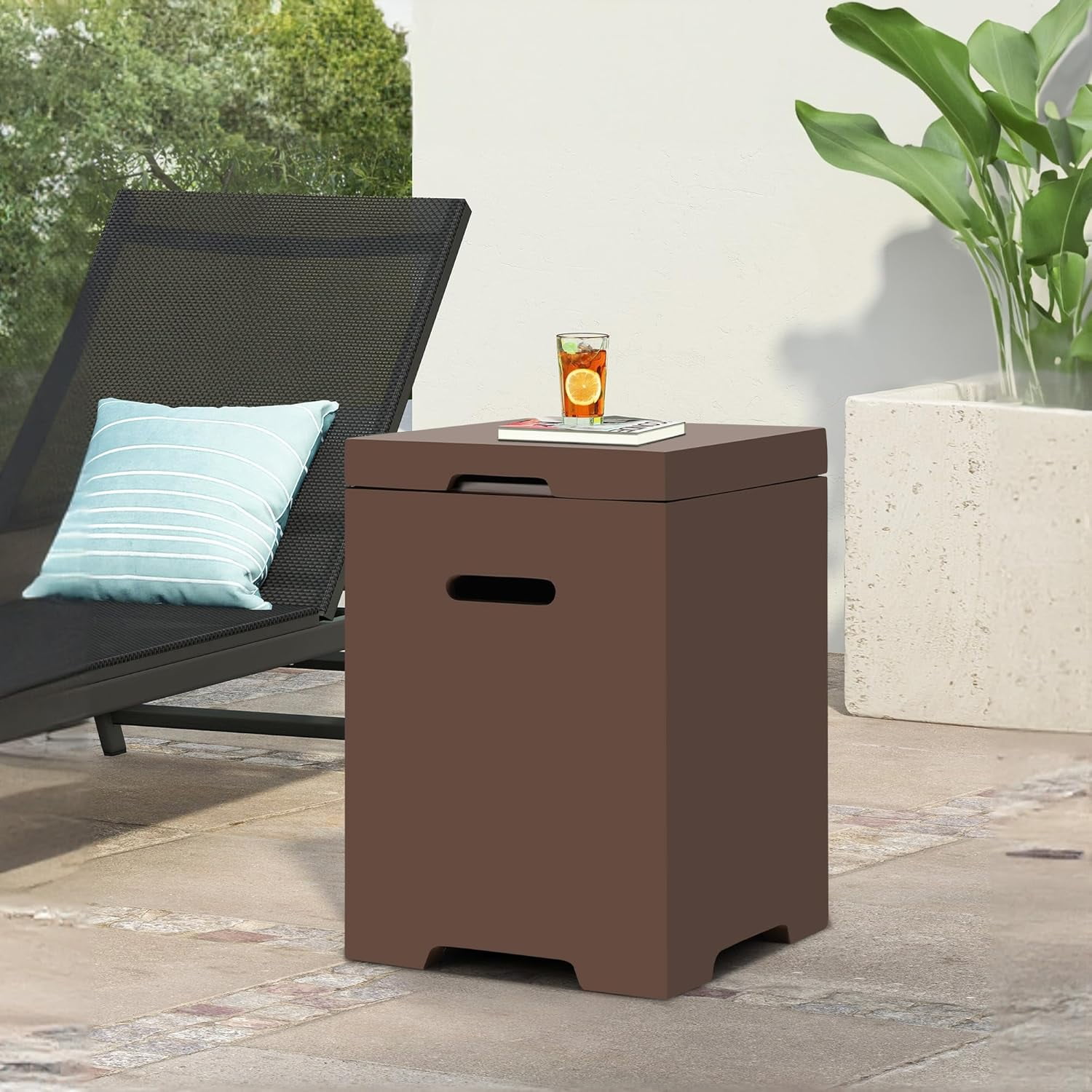 ECOTOUGE Propane Tank Cover, 16 inch for Fire Table,Outdoor Cylinder ...