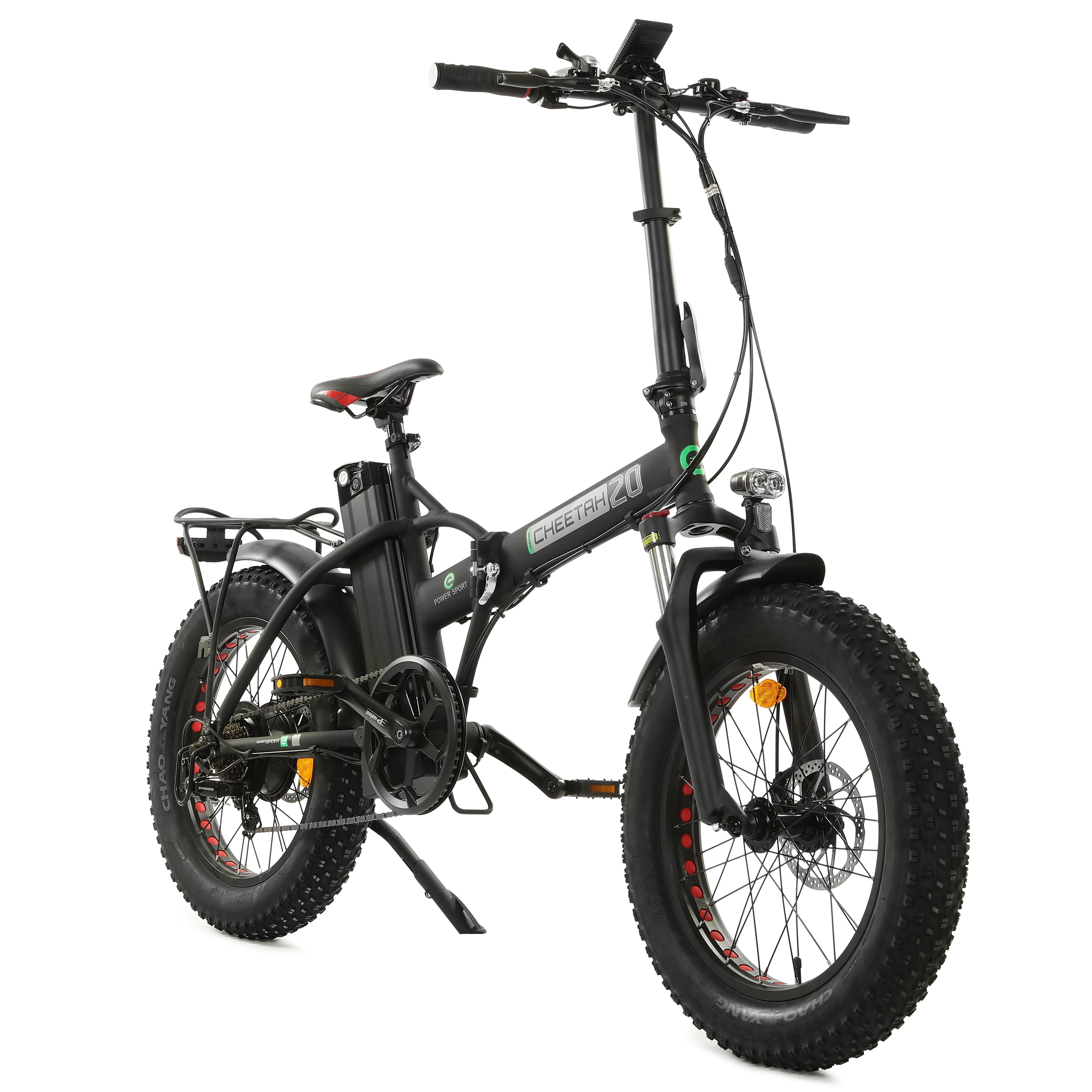 "ECOTRIC 20"" Foldable Adults E-Bike, 48V 500W 15AH Electric Fat Tire ...