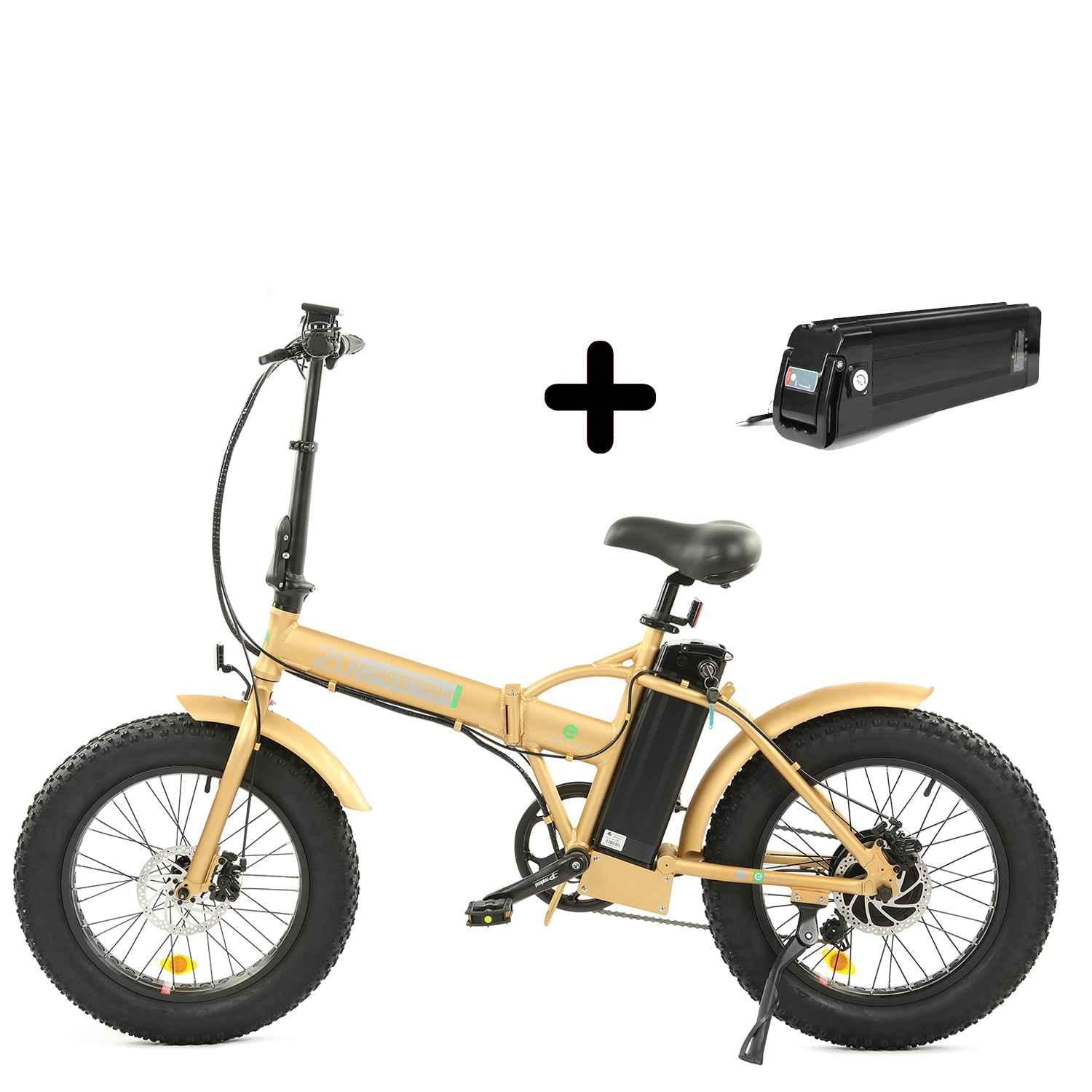 ECOTRIC 20 Inch Fat Tire e-Bike 500W 48V Foldable Frame Pedal Assist ...