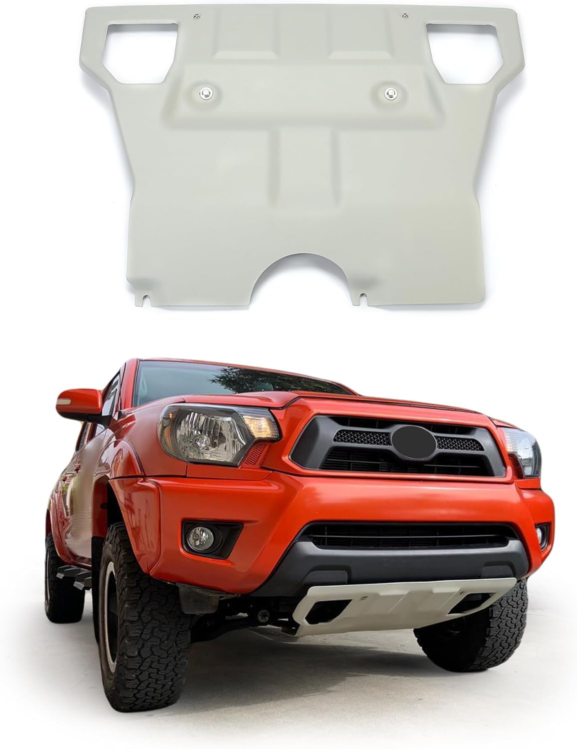 ECOTRIC Front Skid Plate Compatible with 2005-2015 Toyota Tacoma 2.7L 4 ...