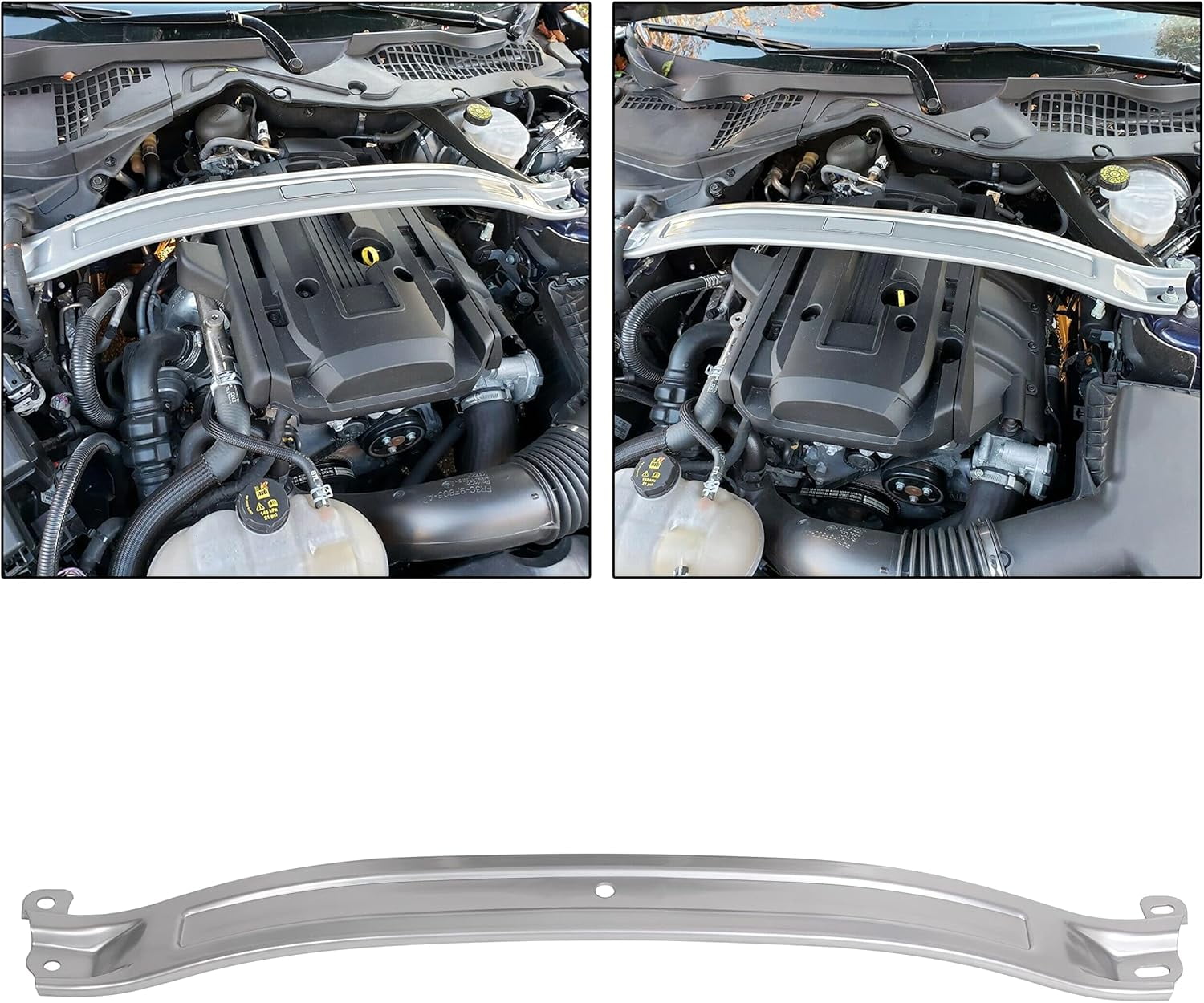 ECOTRIC Front Upper Strut Tower Brace Compatible With 2015-2023 Ford ...