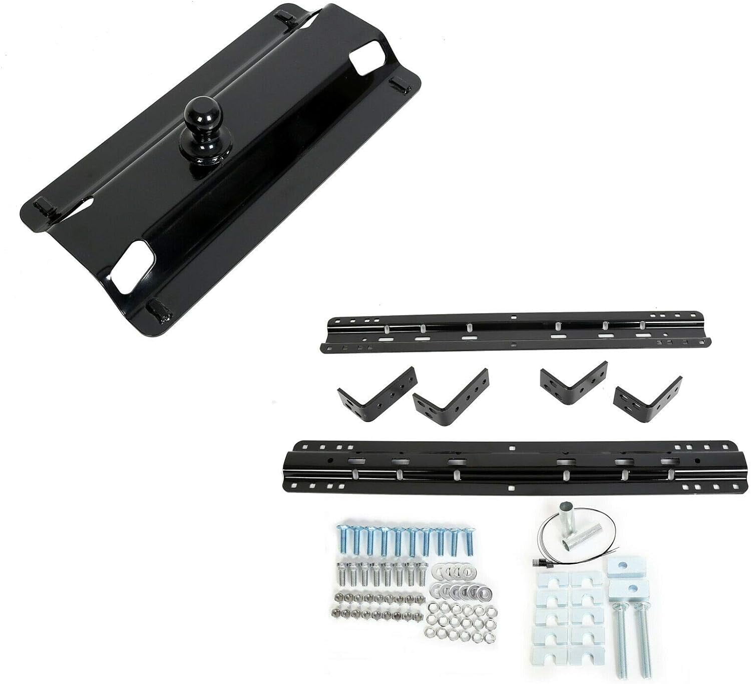 ECOTRIC Gooseneck Ball Plate Fit for 5th Wheel Rails Gooseneck Adapter ...