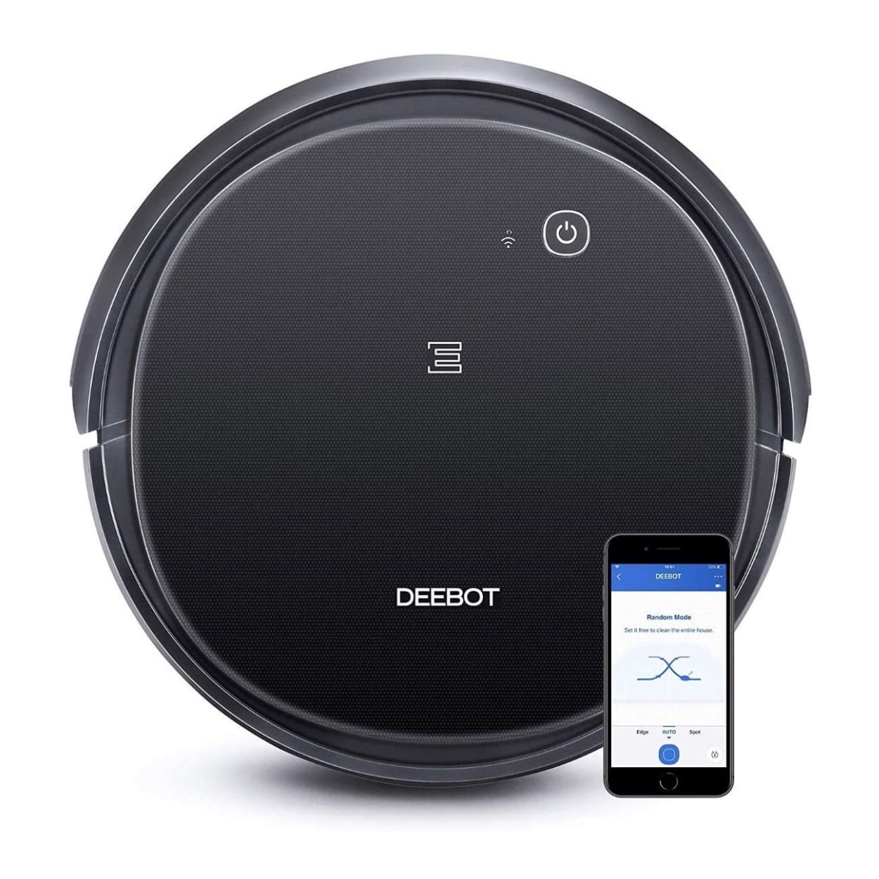ECOVACS DEEBOT 500 WiFi Robot Vacuum, App Control, 110 Min Battery ...