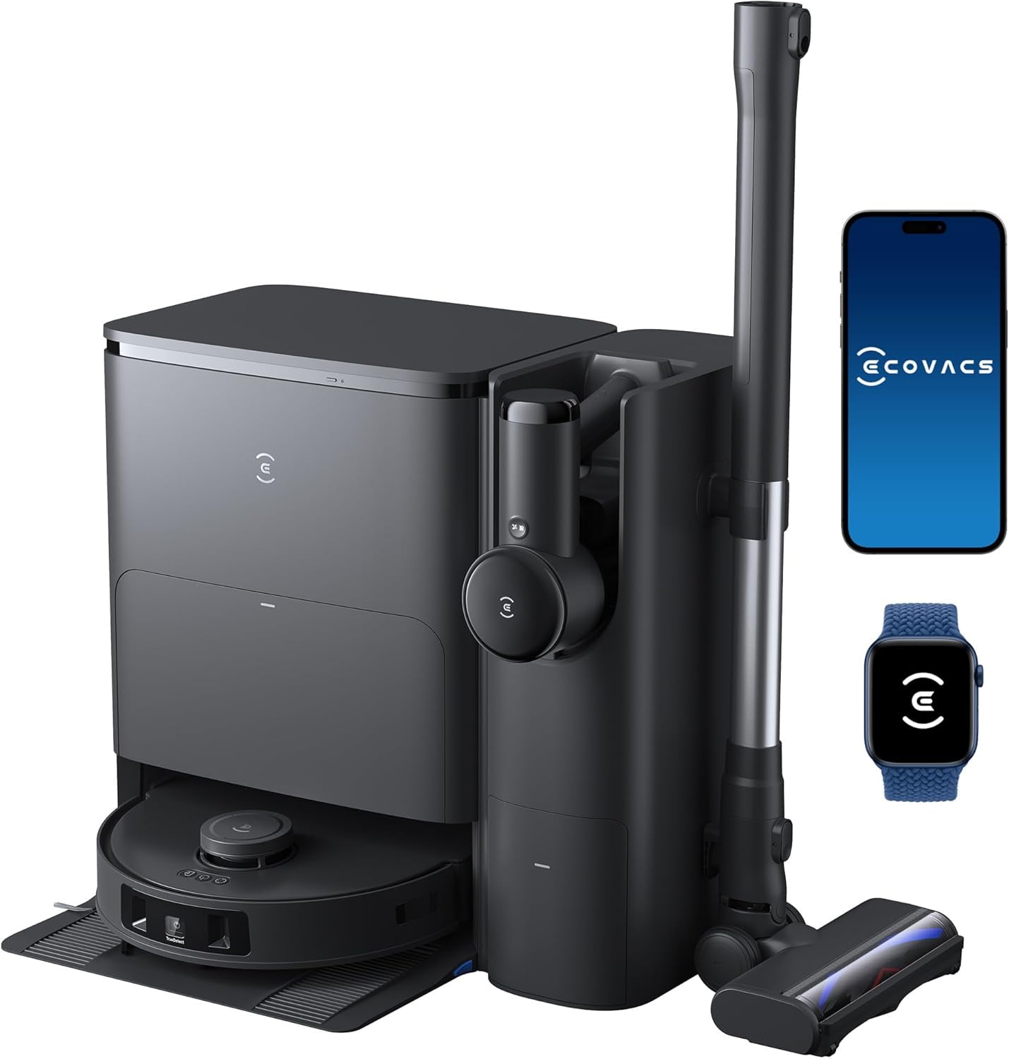 ECOVACS DEEBOT T30S Combo Complete Robot Vacuum and Mop, 11000Pa ...