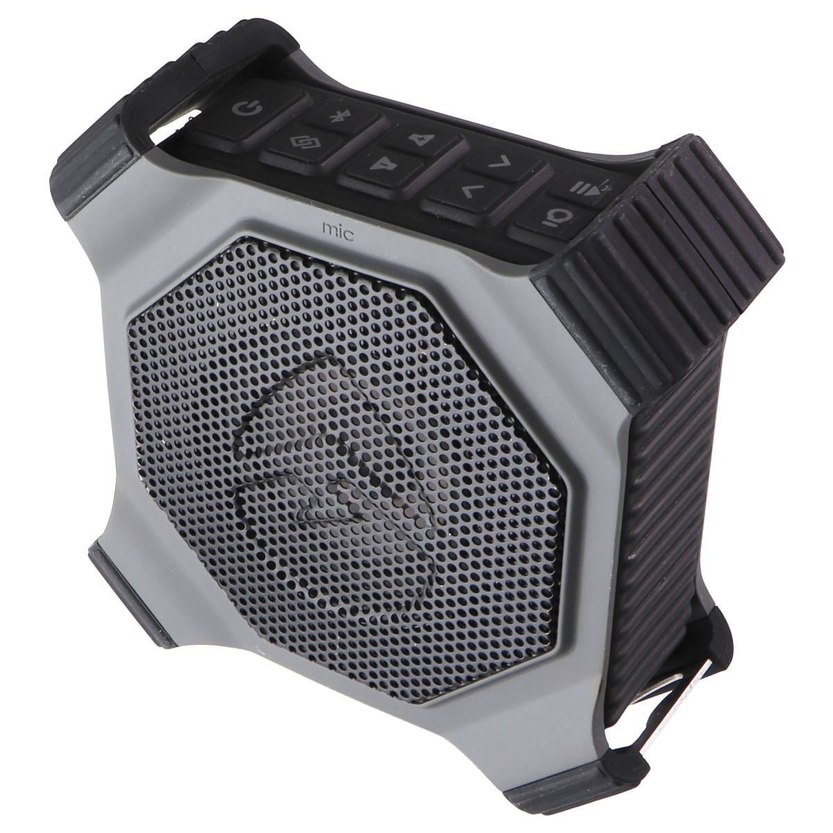 ECOXGEAR EcoEdge+ Waterproof Bluetooth LED Lit Speaker - Gray (Very ...