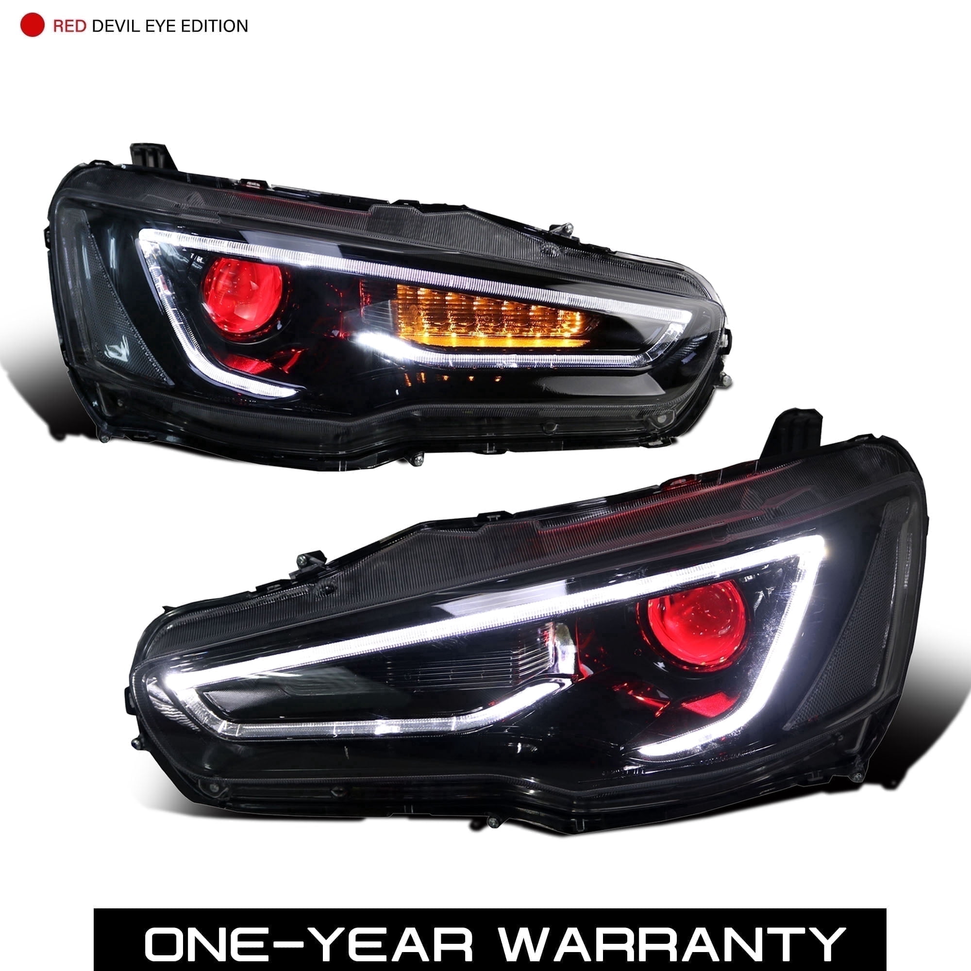 ECP-AUTOTEILE fit for 08-17 Lancer/EVO X CZ4A CJ CF Evolution Red Devil ...