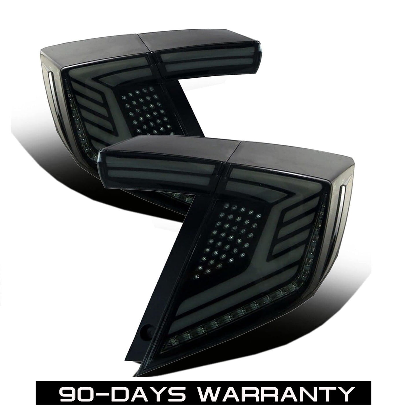 ECP-AUTOTEILE fit for 17-21 Civic Hatchback FK7/FK8 LED Bar Signal Tail ...