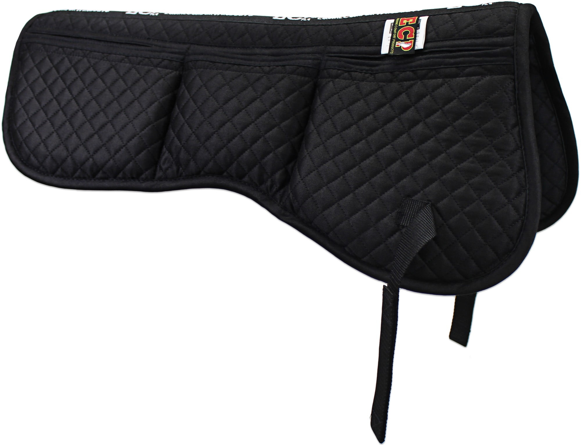ECP Cotton Correction Contoured Half Saddle Pad - Memory Foam Pockets ...