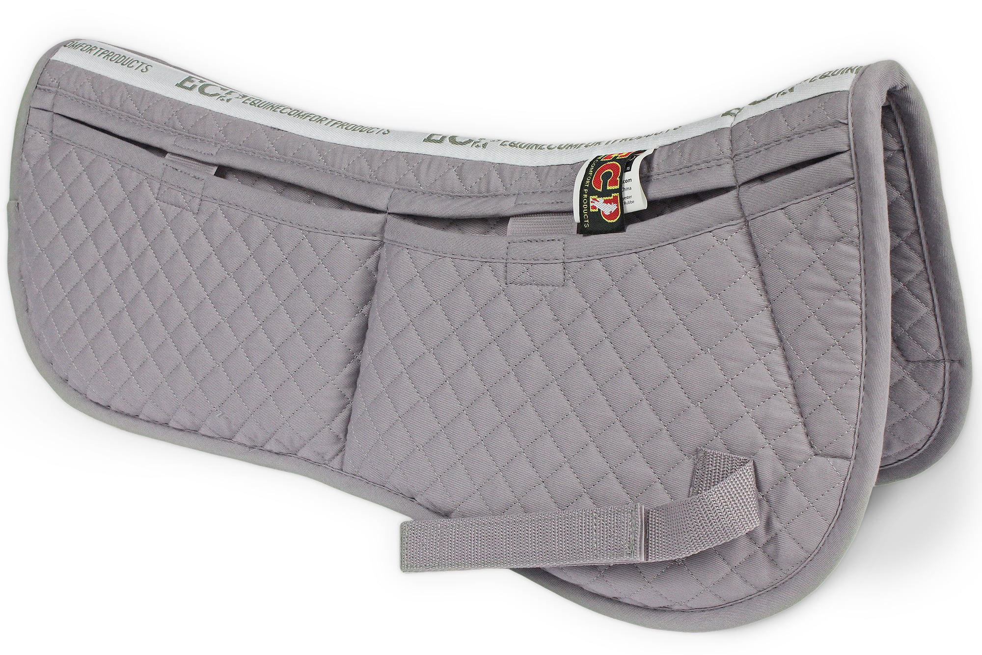 ECP Equine Comfort Products Correction Half Saddle Pad, Lilac Gray ...