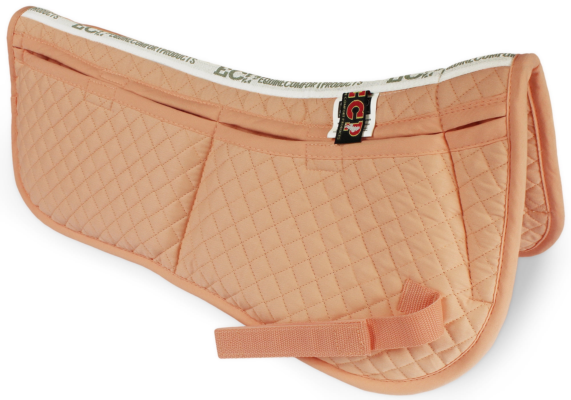 ECP Equine Comfort Products Correction Half Saddle Pad, Peach - Walmart.com