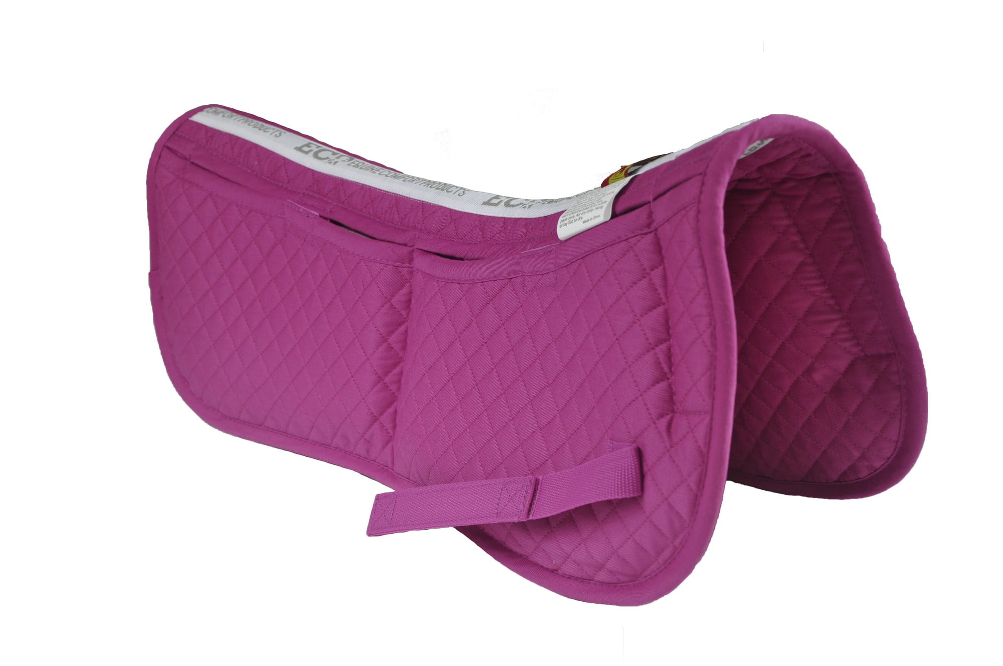 ECP Equine Comfort Products Correction Half Saddle Pad, Pink Rose ...