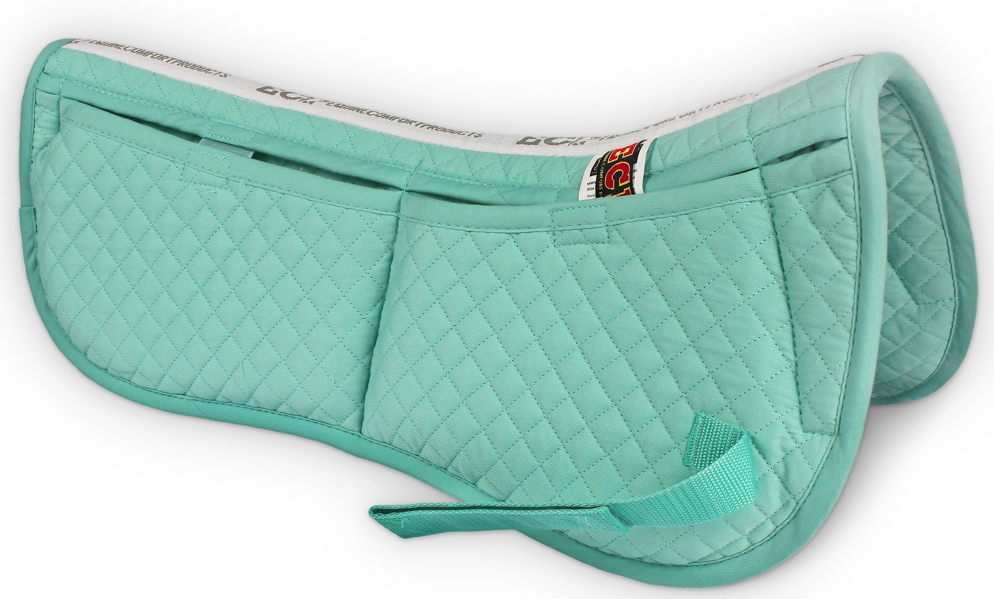 ECP Equine Comfort Products Correction Half Saddle Pad, Sea Blue ...
