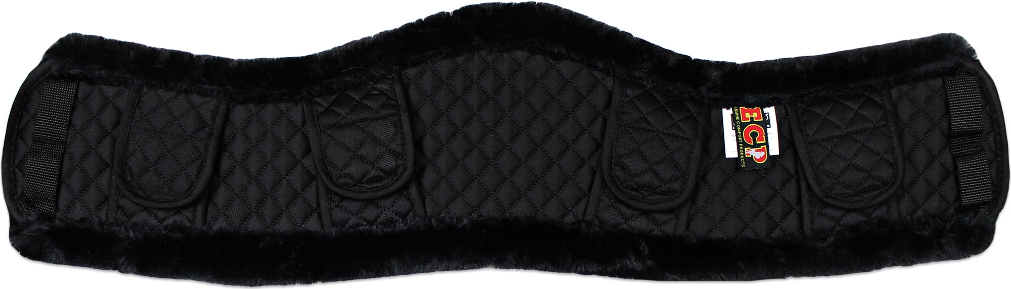 ECP Faux Shearling Contoured Girth Cover 30 Inches Black - Walmart.com