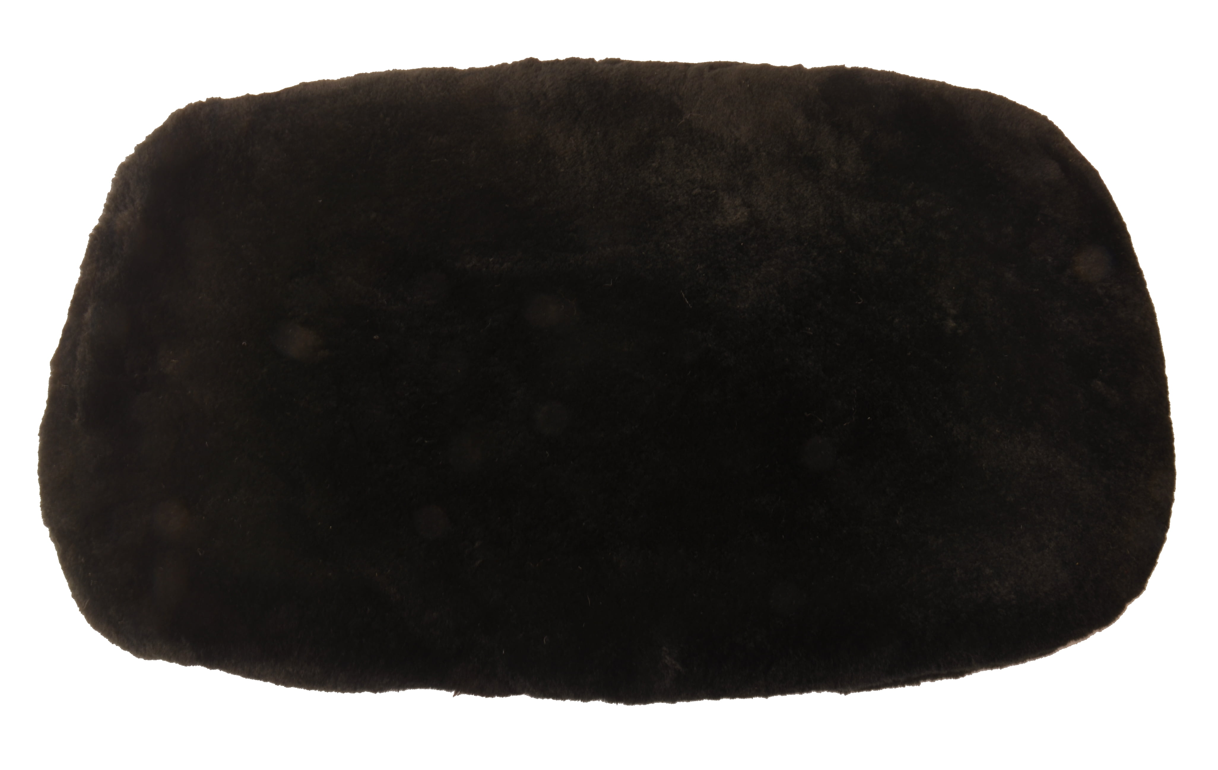 ECP Sheepskin Pommel Pad - Black - Walmart.com