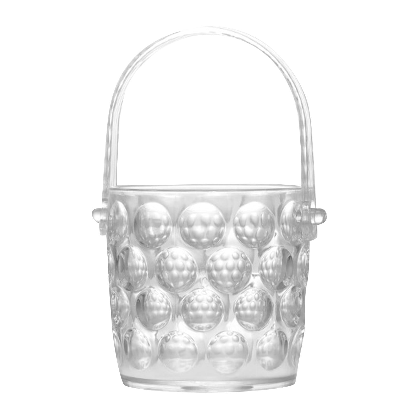 ECPECAD Ice Bath Tub, Ice Bucket, Small Clear Acrylic Ice Balls ...