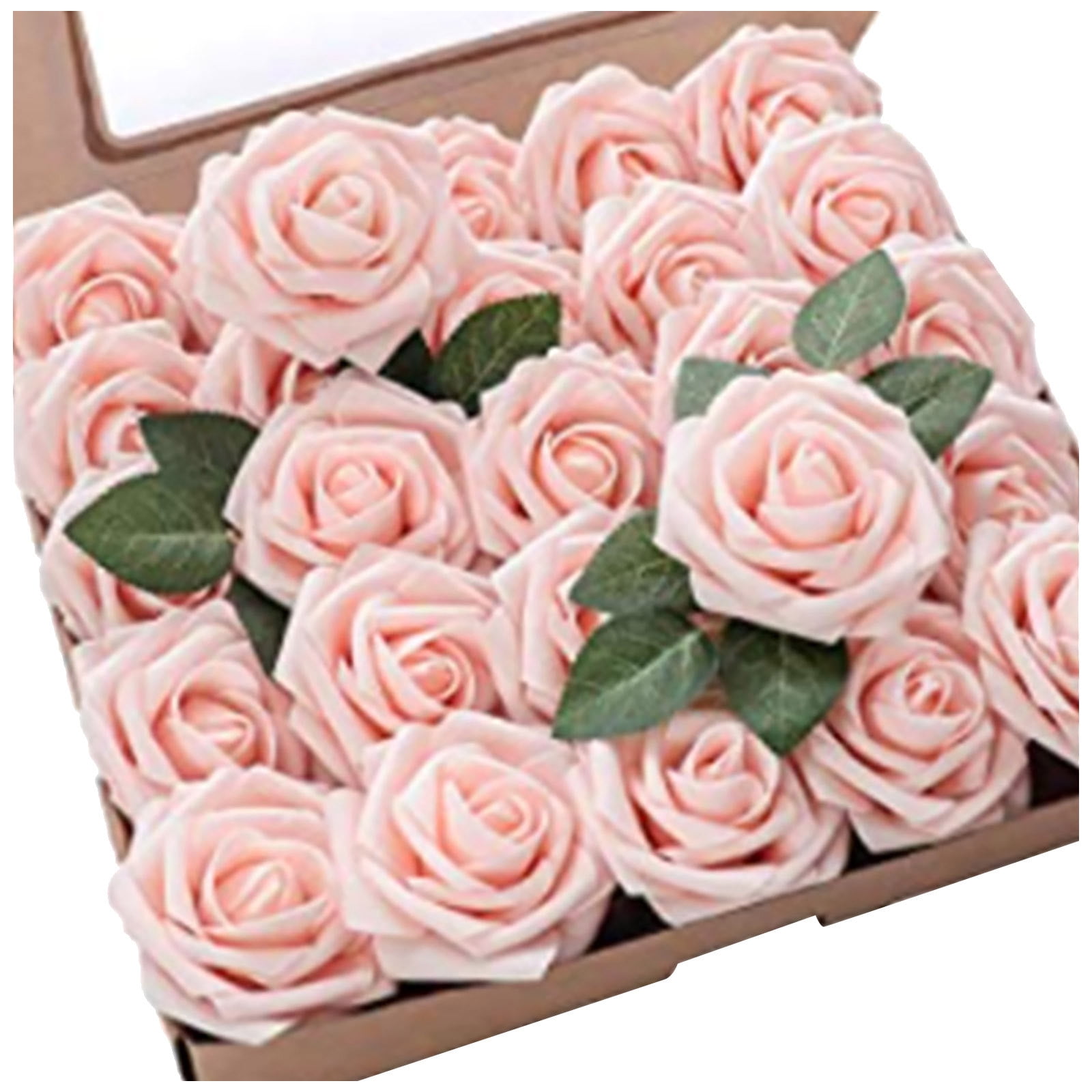 ECPECAD Mother's Day Gift Foam Artificial Rose Heads Flowers Wedding ...