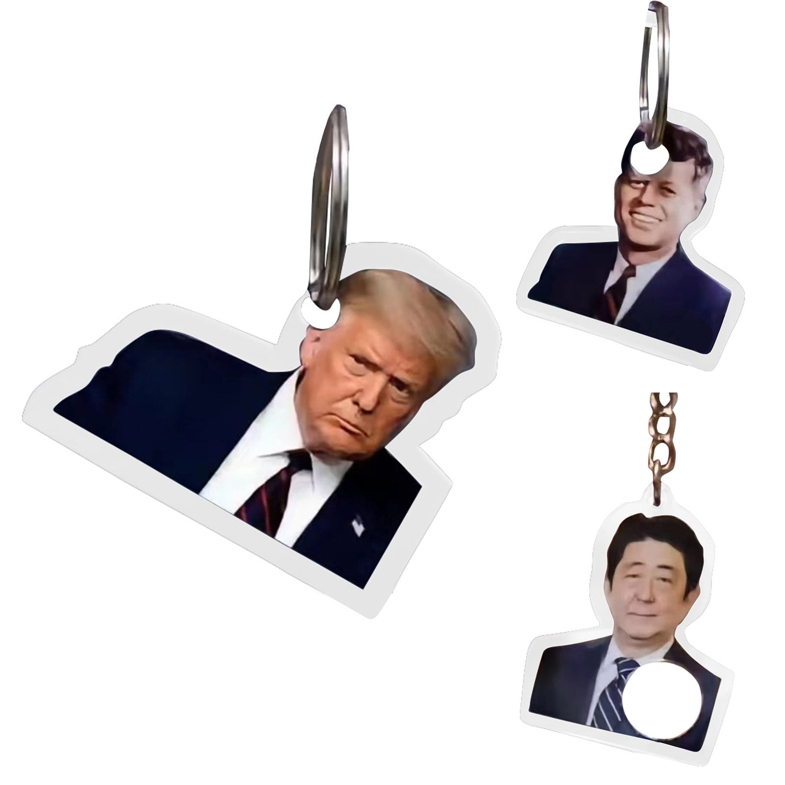 Trump Acrylic Keychain Blank With Key Rings: Key Chain For Craft ...
