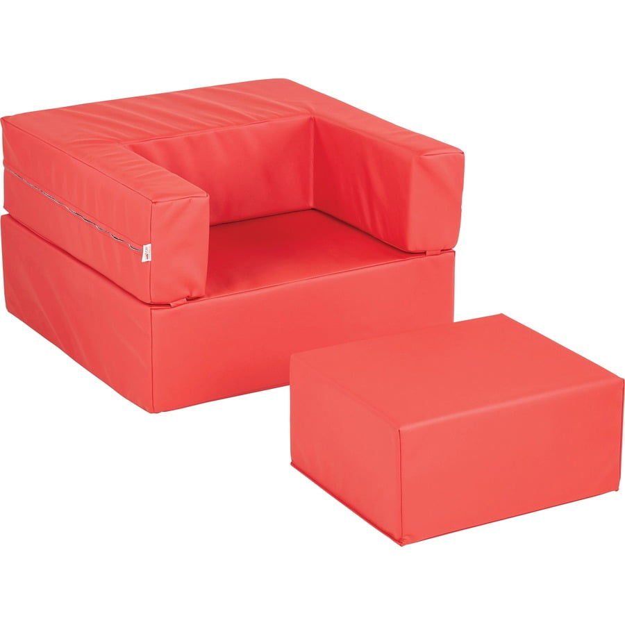 SoftZone® Flip-Flop Chair - Red - Walmart.com