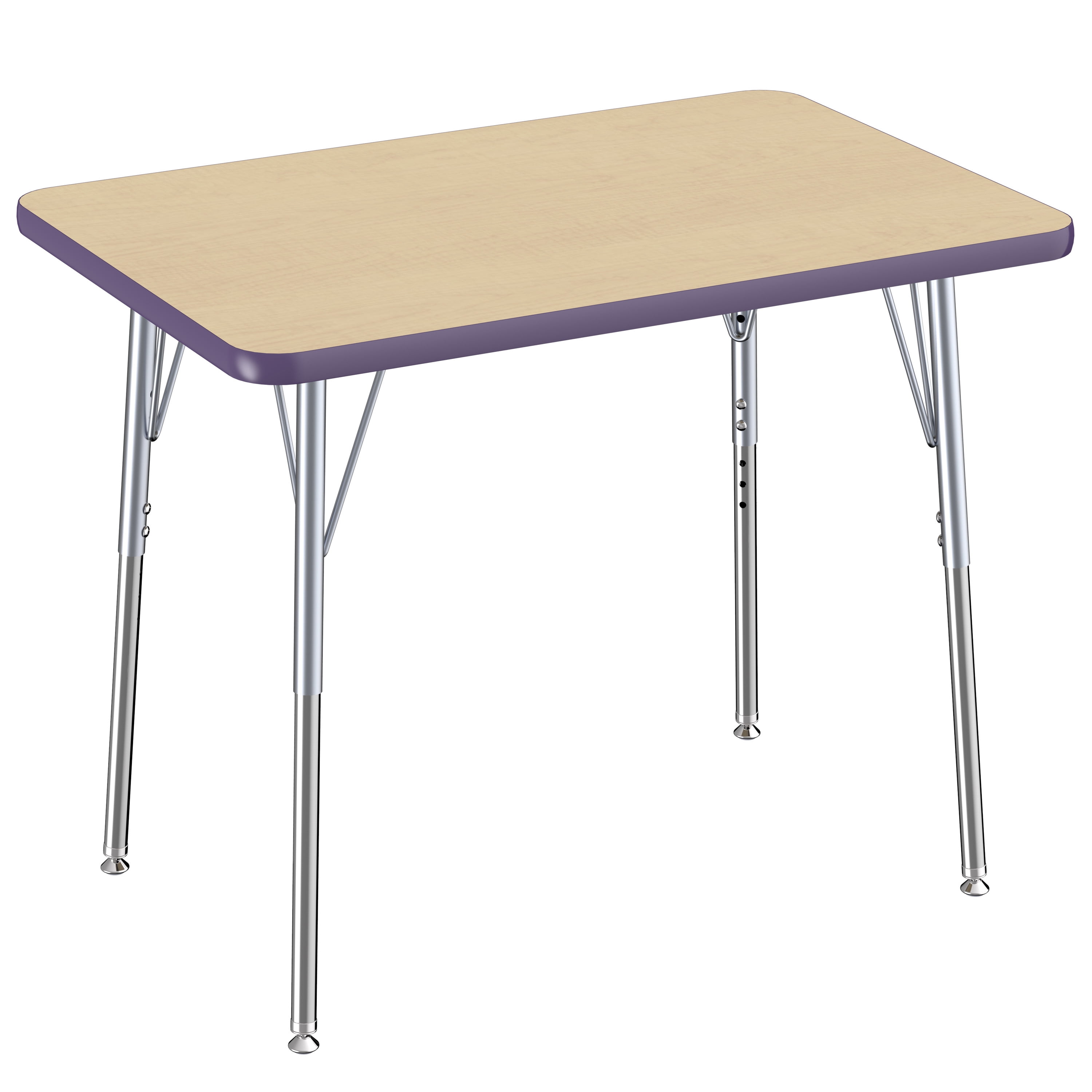 ECR4Kids 24"x36" Rectangular Contour Adjustable Activity Table ...