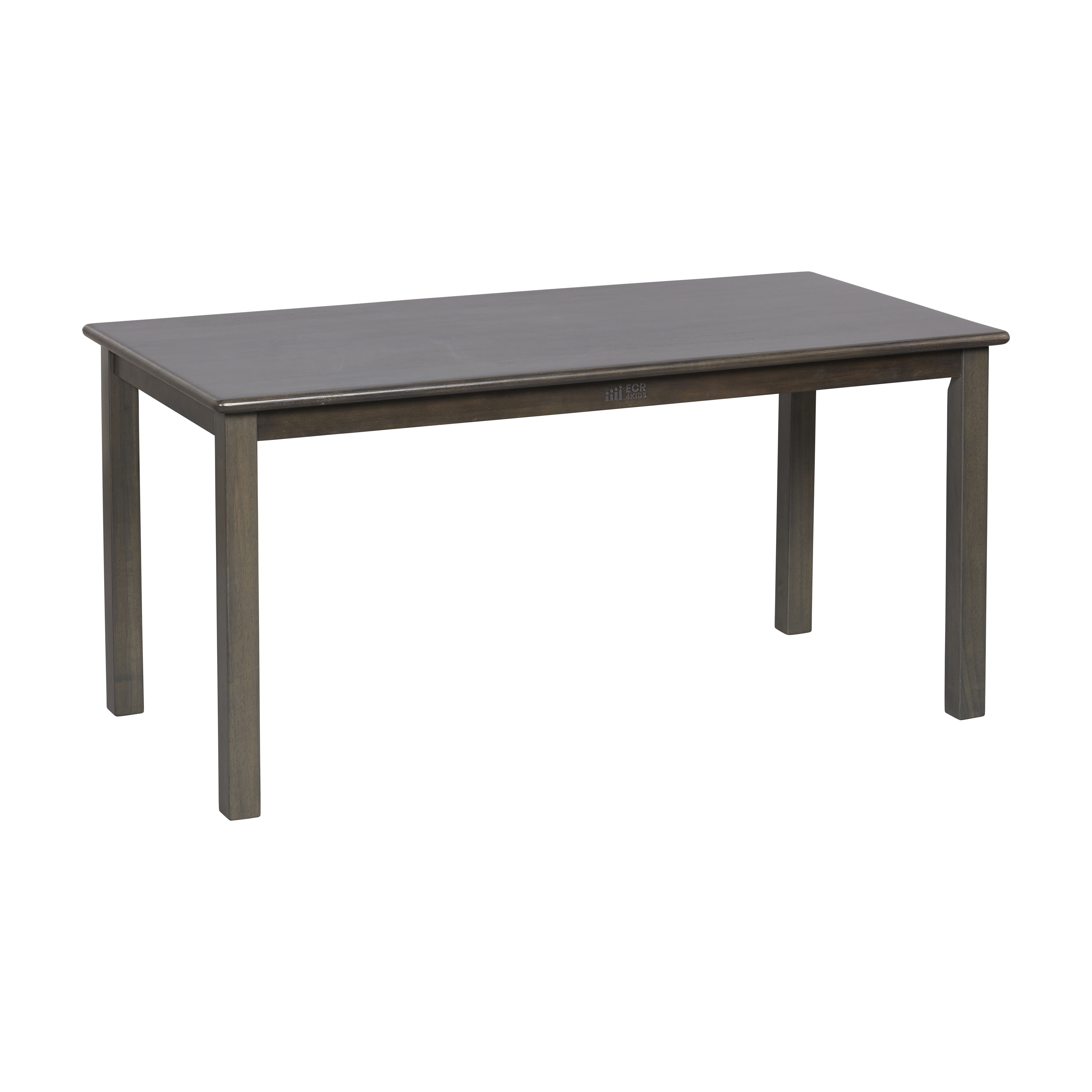 ECR4Kids 24in x 48in Rectangular Hardwood Table with 22in Legs, Grey ...