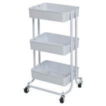 Trinity 3-Tier Utility Cart, Black - Walmart.com