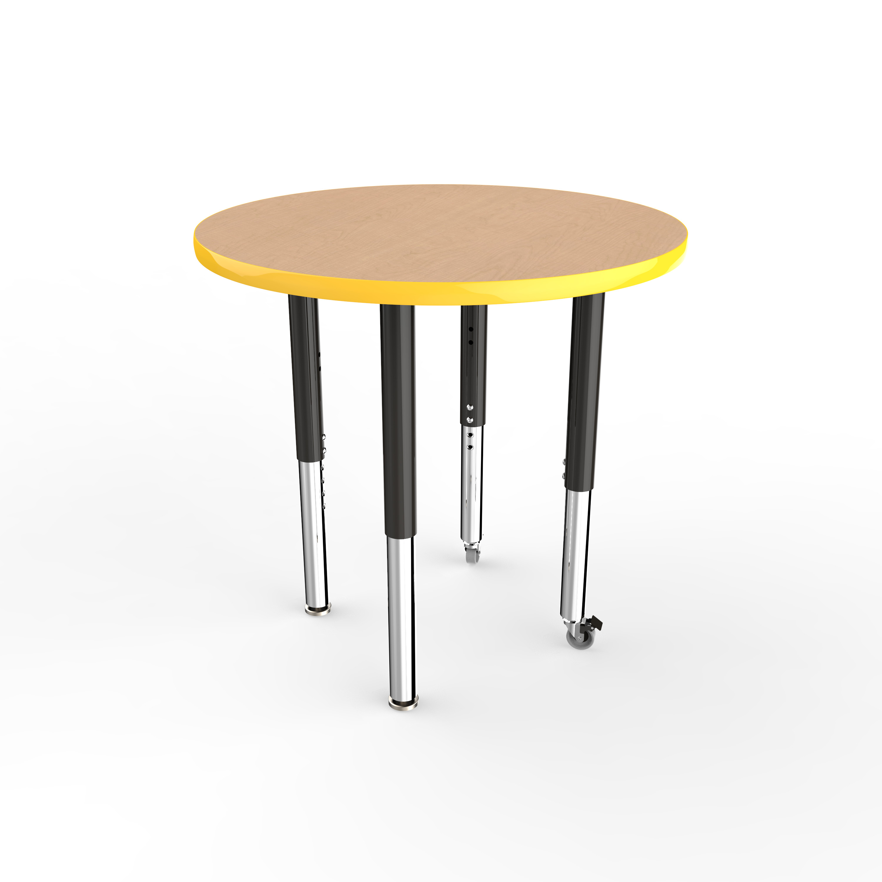 ECR4Kids 30in Round Premium Thermo-Fused Adjustable Activity Table ...